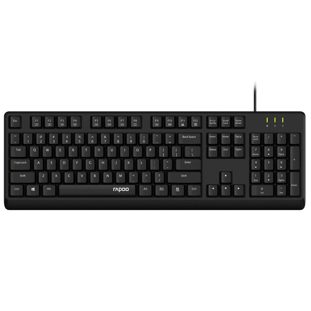 RAPOO NK1900 Wired USB Keyboard | RAPOO Tanzania – Empire Online Shopping